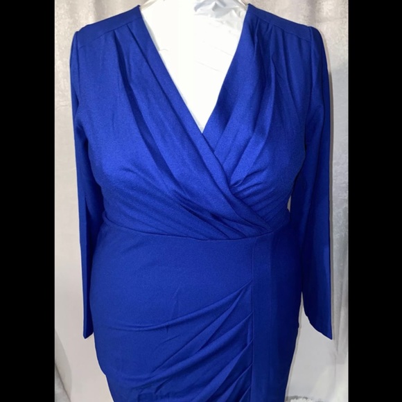 Monif C. | Dresses | Monif C Jenna Blue Asymmetrical Dress | Poshmark